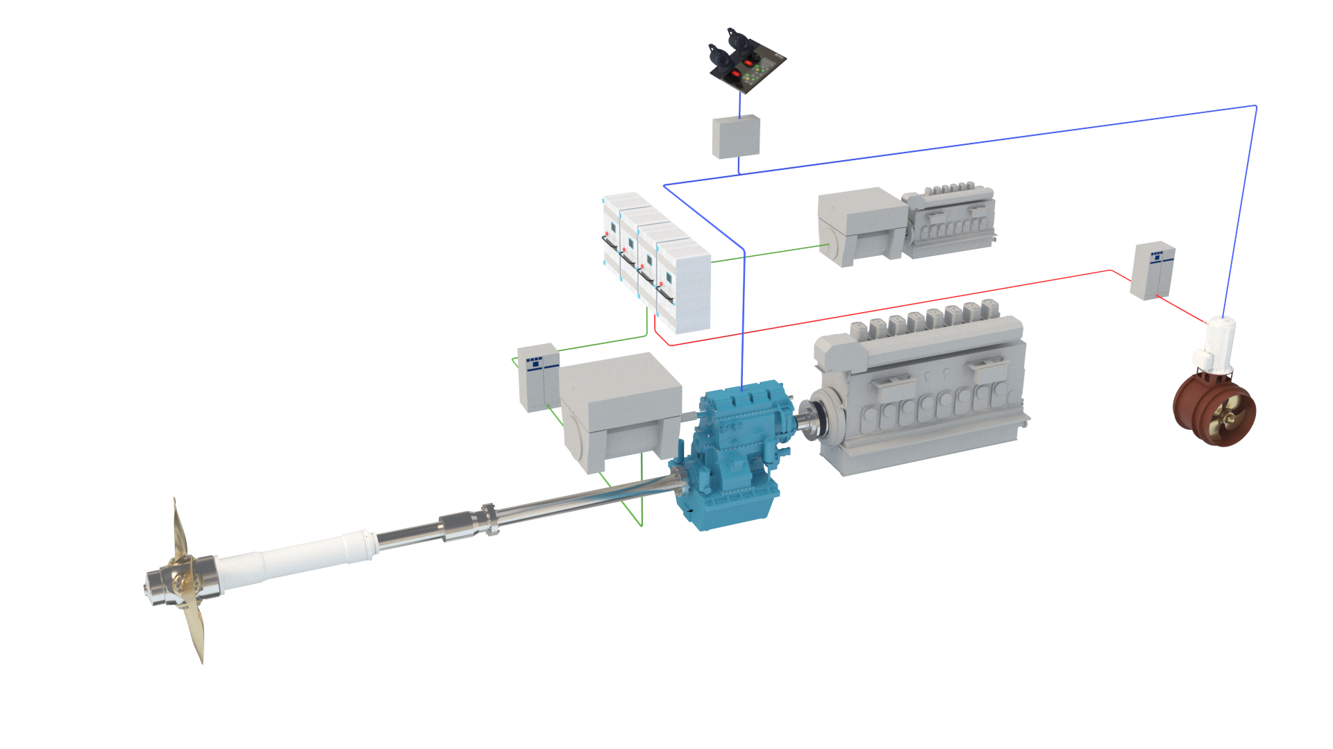 Medium Speed CPP & Gearbox Propulsion System